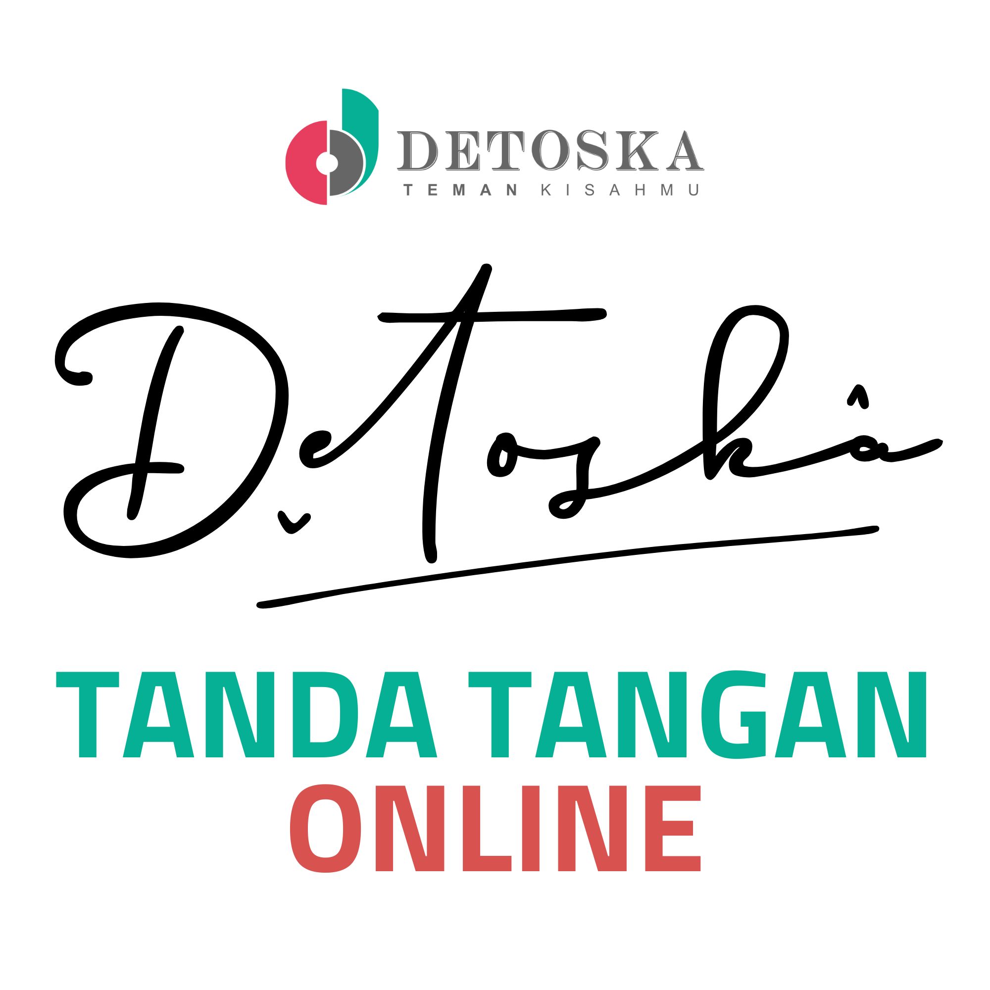 Tanda Tangan Online | Detoska